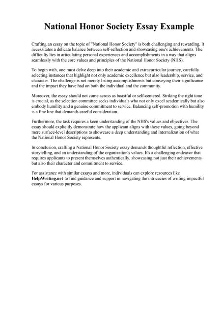 National Honors Society Essay Sample.pdf