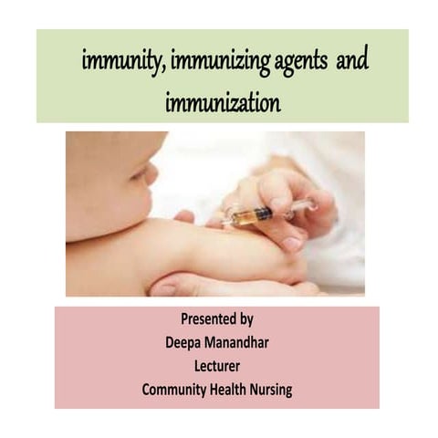 National immunization Program,immunity,immunization | PPTX
