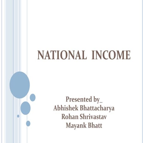 National income | PPT