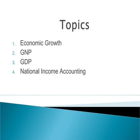 National income accounting | PPT | Business Accounting & Finance | Business