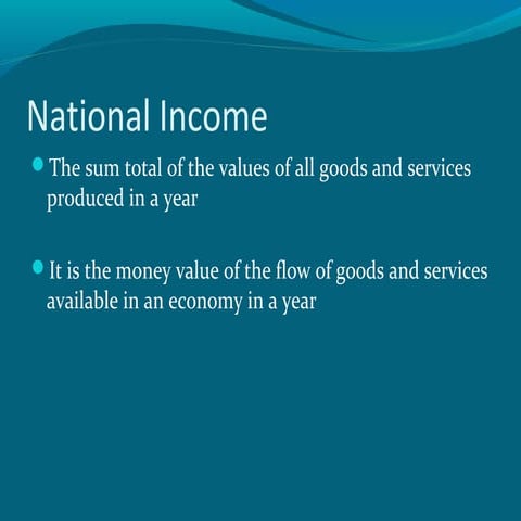 National income final | PPT