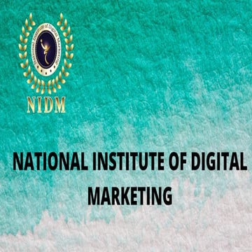 National institute of digital marketing | PPT