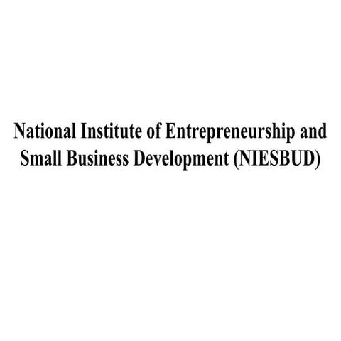 National Institute of Entrepreneurship and Small Business Development.pptx
