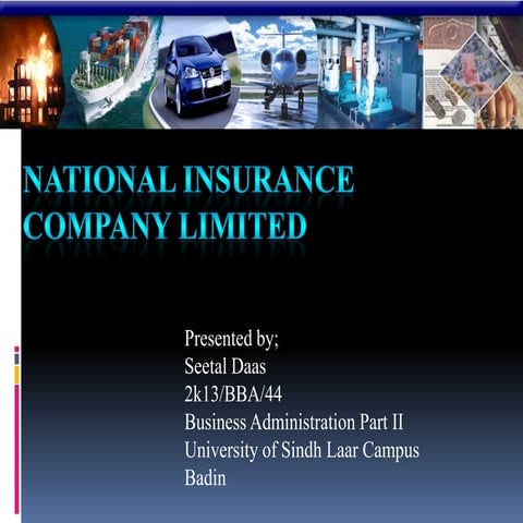 National insurance company limited | PPTX