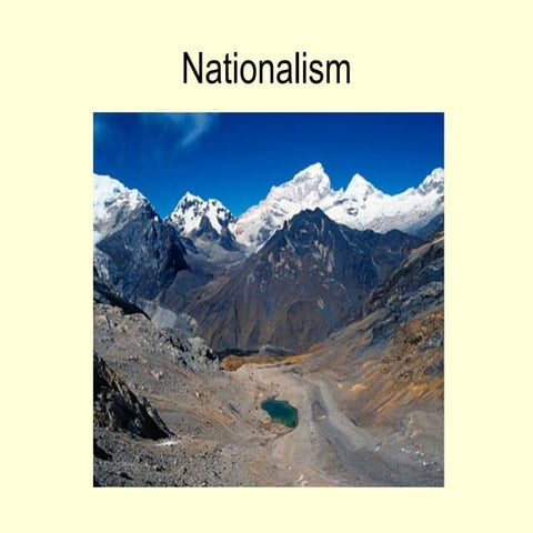 Nationalism | PPT