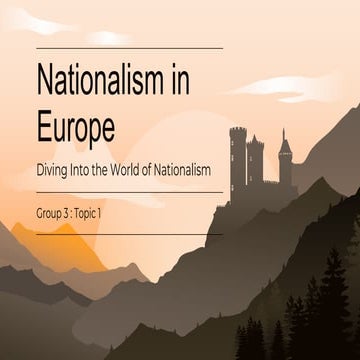 Nationalism in Europe.pptx ASFGFHBDFVHBVHBDX | PPTX