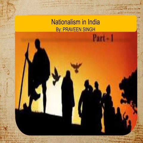 Nationalism in india | PPT