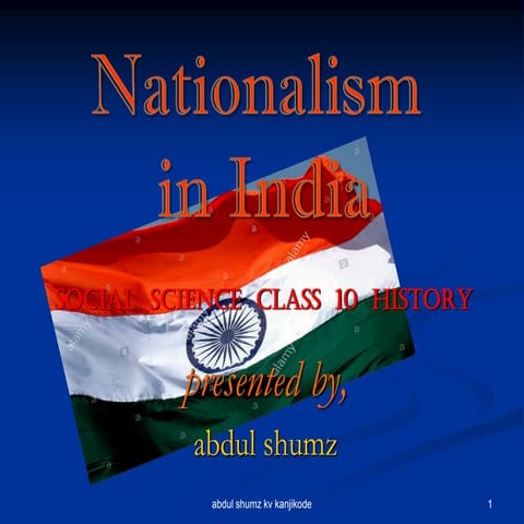 Nationalism in India, history lesson, class 10 cbse | PDF