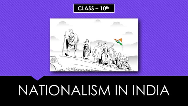 Nationalism In India ( Project) | PDF