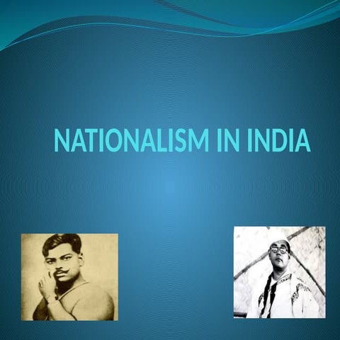 Mahatma Gandhi and the Indian National Movement | PPTX