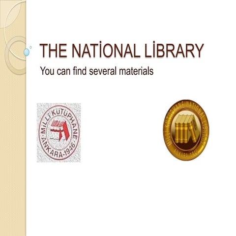 Turkish National library | PPTX