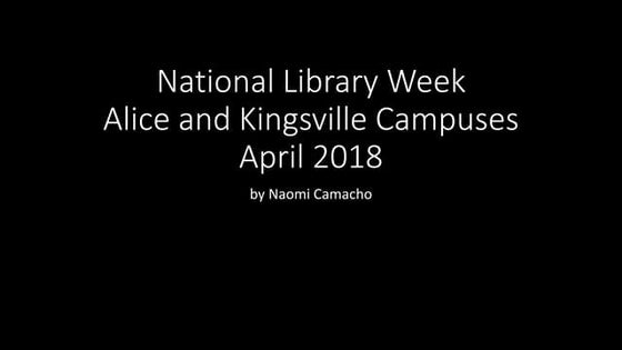 Get to Know Your Library Event September 2018 | PPT