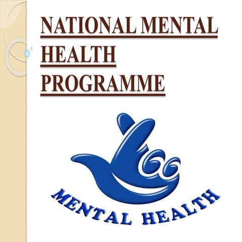 National mental health program | PPTX