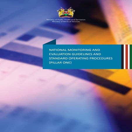 National monitoring and evaluation guidelines and standard operating ...