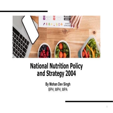 National nutrition program | PPTX