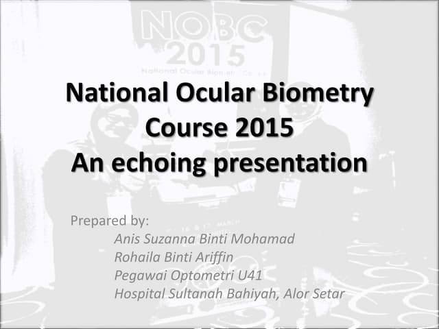 A scan biometry | PPTX