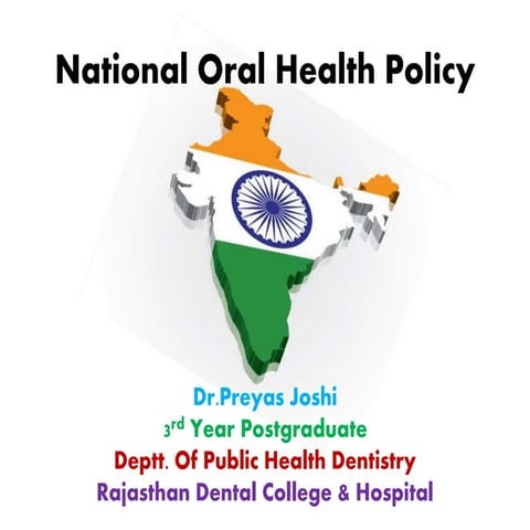 National oral health policy | PPTX