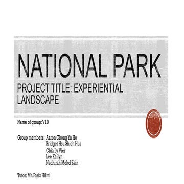 National Park | PPT
