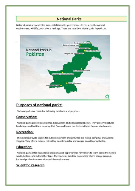 Protected areas in India : National parks & Sanctuaries | PPT