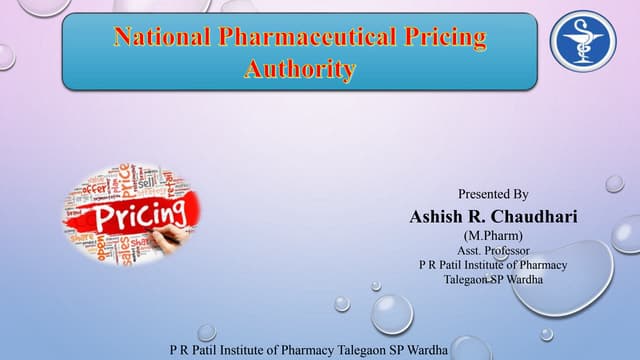 National pharmaceutical pricing authority | PDF