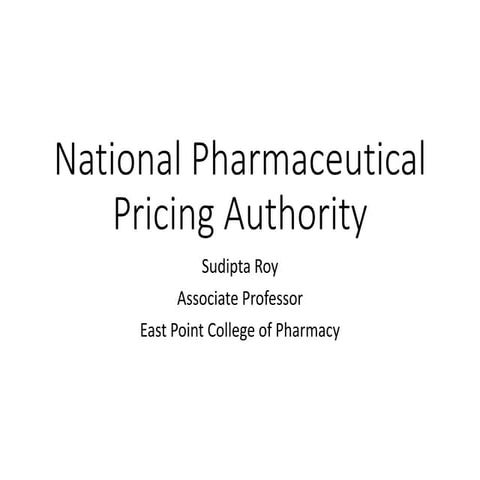 National Pharmaceutical Pricing Authority-WPS Office.pptx