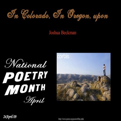 National Poetry Month 24 | PPT