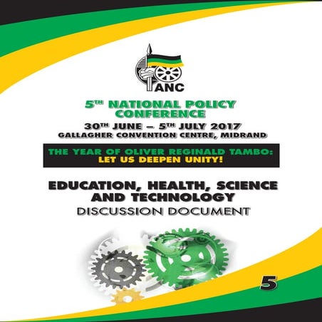 National policy conference 2017 education, health, science and ...