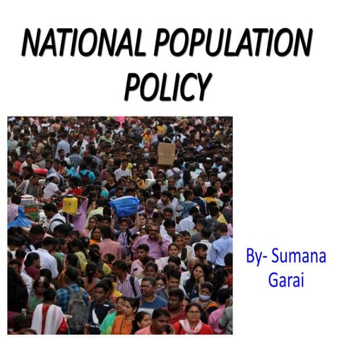 National population policy | PPTX