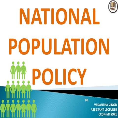 National Population Policy Ppt