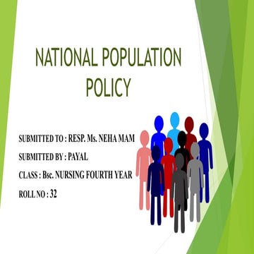 National population policy | PPTX