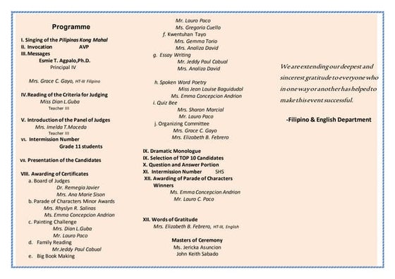 INTRAMURALS 2024-2025 EMCEE SCRIPT OPENING | PDF