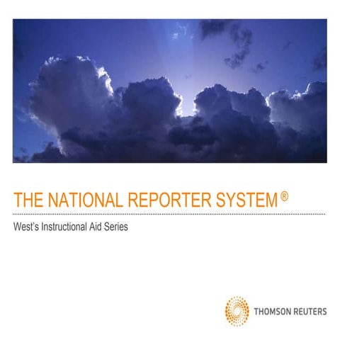 National reporter system_complete_show3 | PPTX
