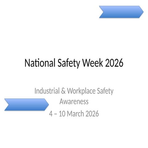 National Safety Week 2024 ppt by Neeraj Rai.pptx