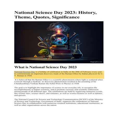 Science day | PPTX