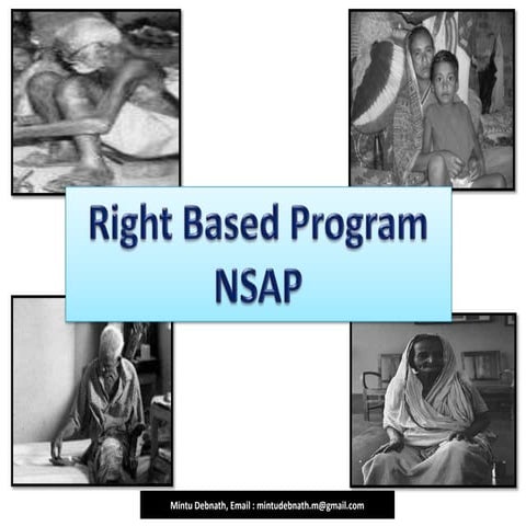 National social assistance program (nsap) – in west Bengal | PPTX