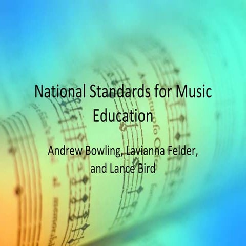 National Standards For Music Education | PPT