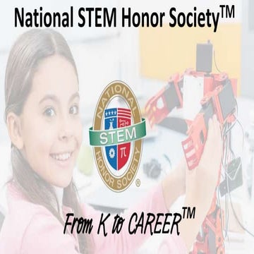 National STEM Honor Society Overview Presentation | PPTX