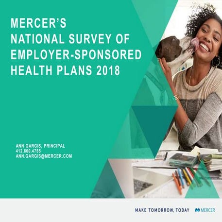 National survey of employer sponsored health plans core presentation | PPTX