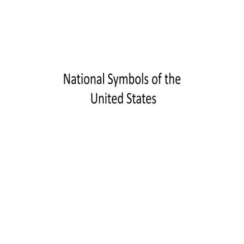 National symbols of the | PPT