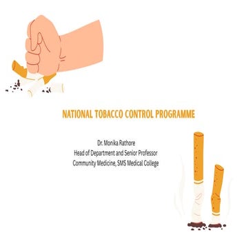 National tobbacco control programme | PPTX