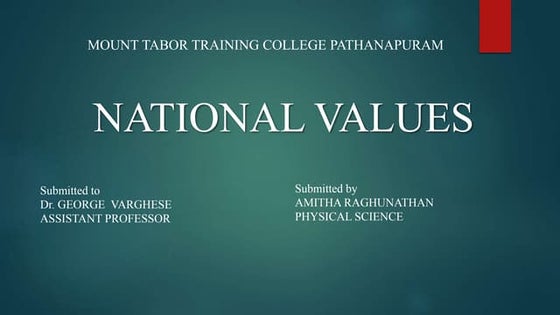 Constitutional values | PPTX | Civic affairs | Politics