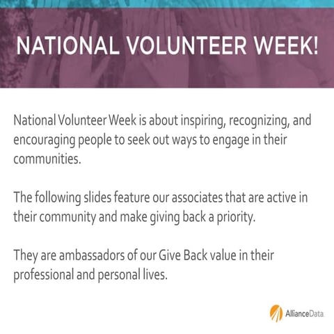National Volunteer Week | PPTX