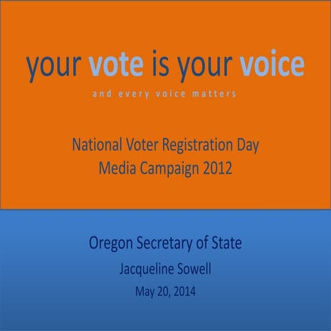 your vote is your voice, and every voice matters | PPSX