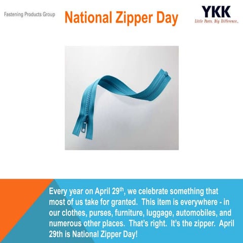 National Zipper Day | PPTX