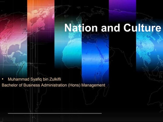 Ib culture- 3(1) | PPTX