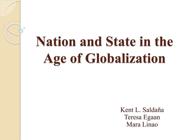 Nation, State & Government | PPTX