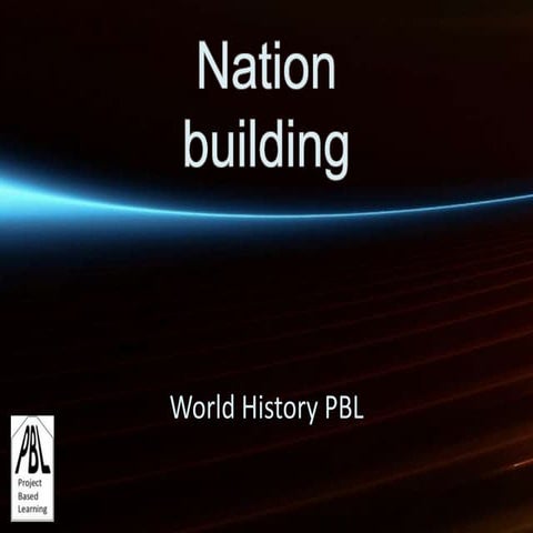Nationbuilding pbl | PPT