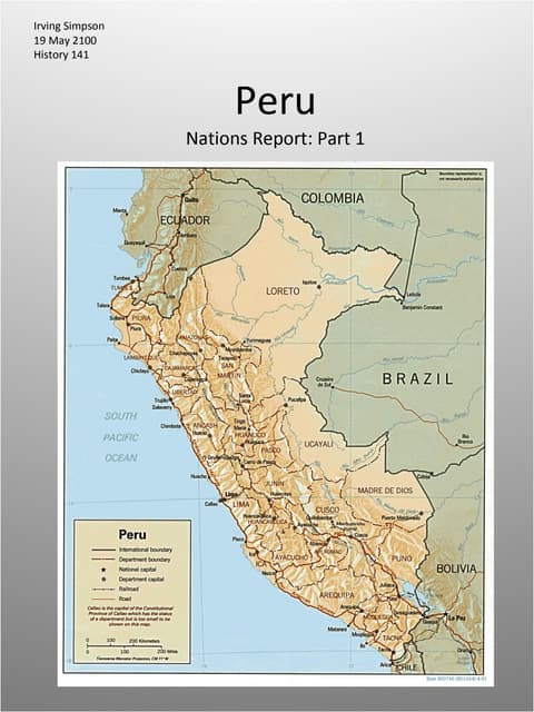 Peru information report | DOC