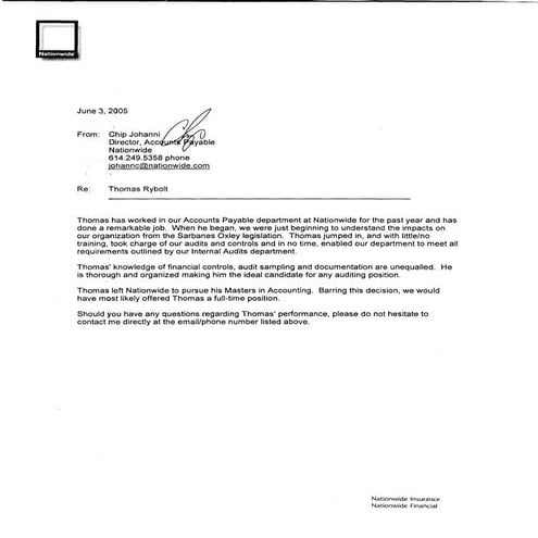 Nationwide Letter | PDF