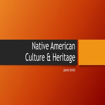 Native American Culture- Implications for Teaching | PPTX | Parenting ...